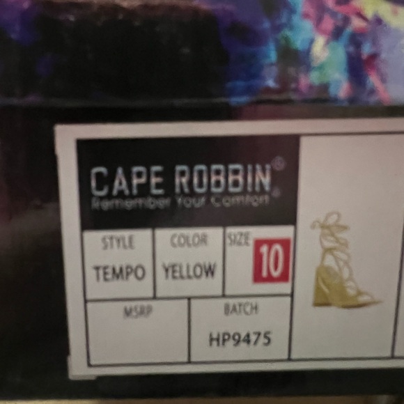 Cape Robbin | Shoes | Cape Robbin Yellow Tempo Sandals | Poshmark